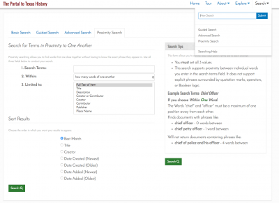 Spring Updates | News - The Portal to Texas History