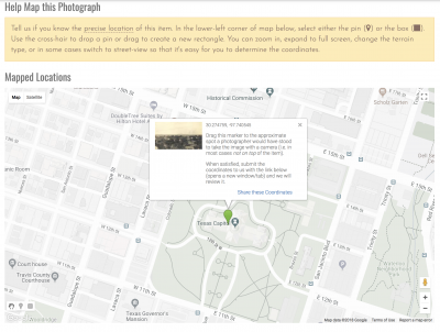 Help Improve our Maps! | News - The Portal to Texas History