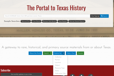 News - The Portal to Texas History